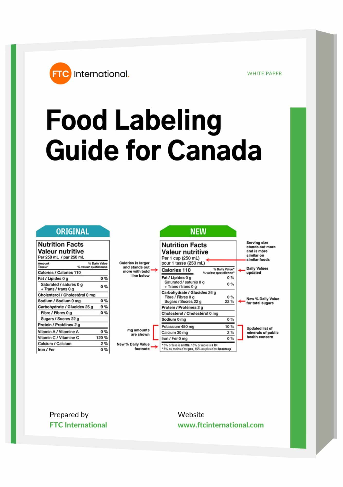 White Paper: Food Labeling Guide For Canada - FTC International